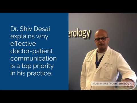Dr. Shiv Desai on Doctor-Patient Communication